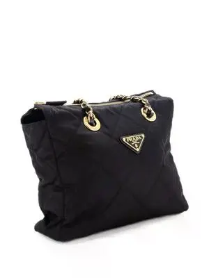 Prada Re-edition 1995 Chain Quilted Re-nylon Small Tote Bag