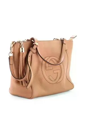 Gucci Soho Convertible Top Handle Bag Leather Small Satchel