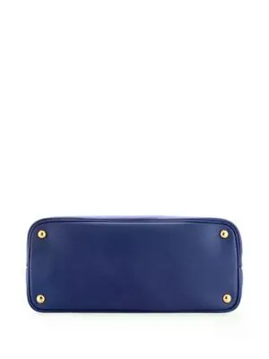 Prada Saffiano Leather Medium Tote Bag - Blue