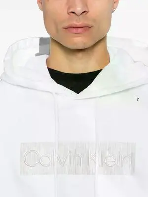 Calvin Klein Logo-patch Drawstring Hoodie