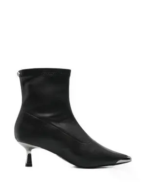 CULT Metal-toe Pointed-toe Ankle Boots