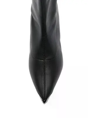 CULT Metal-toe Pointed-toe Ankle Boots