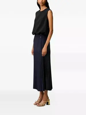 Claudie Pierlot Pleated A-line Skirt