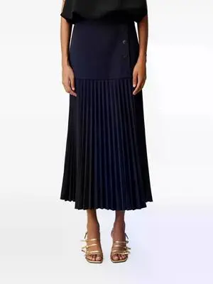 Claudie Pierlot Pleated A-line Skirt