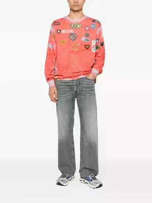 DIESEL® Faded Straight-leg Jeans