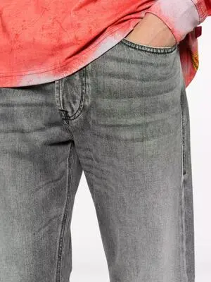 DIESEL® Faded Straight-leg Jeans