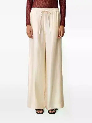 Claudie Pierlot Striped Drawstring Palazzo Pants