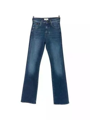 Jacob Cohen Cara Faded Straight-leg Jeans - Blue