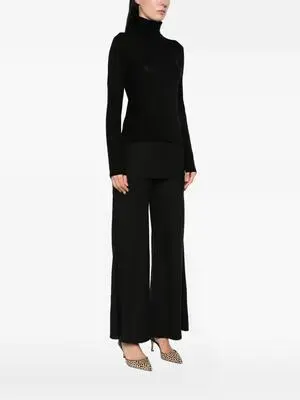 EMERSON RENALDI Ribbed Knit Roll Neck Sweater
