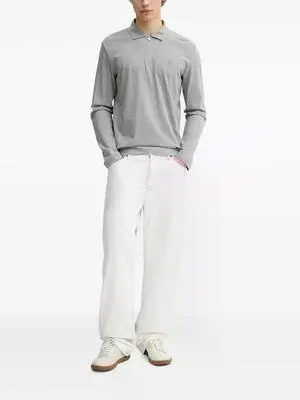 Marc O'polo Dfc Zip Long-sleeve Polo Shirt