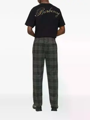 Burberry Check Drawcord Track Pants