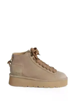 PANCHIC Platform Suede Sneakers - Neutrals