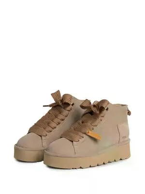PANCHIC Platform Suede Sneakers - Neutrals
