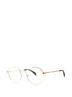 TOUS Round Frame Eyeglasses - Gold