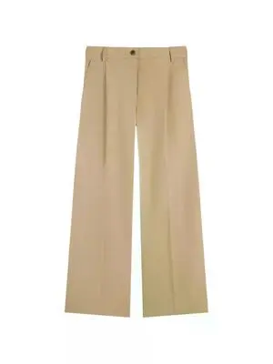 Tommy Hilfiger Pleated Wide-leg Trousers - Neutrals