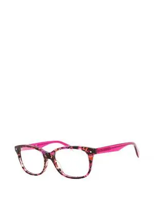 POLAROID Tortoiseshell-effect Rectangle-frame Eyeglasses - Brown