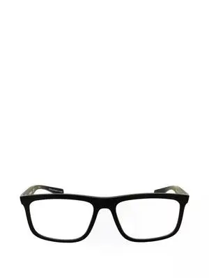Emporio Armani Rectangle Frame Eyeglasses - Black