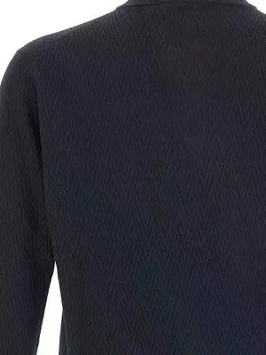 FILIPPO DE LAURENTIIS Geometric-pattern High-neck Cardigan