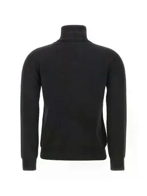 KANGRA Ribbed-trim Turtleneck Sweater