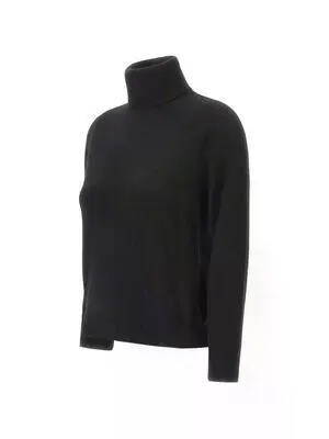 KANGRA Ribbed-trim Turtleneck Sweater
