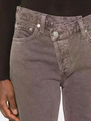 AGOLDE Criss-cross Straight-leg Jeans