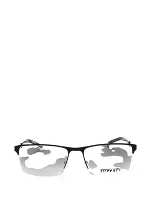 FERRARI Rectangle Eyeglasses - Black