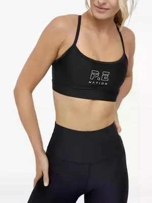 P.E Nation Logo-print Sports Bra