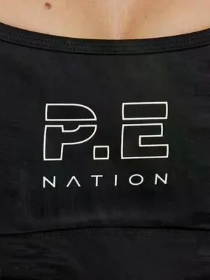 P.E Nation Logo-print Sports Bra