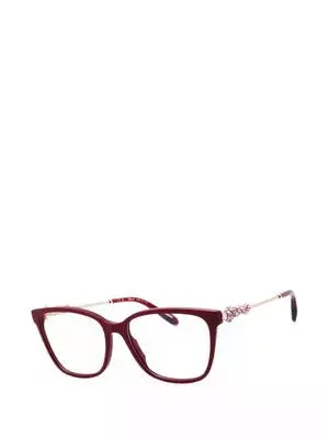 Chopard Crystal-embellished Rectangle-frame Glasses