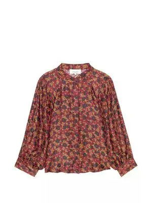 The Great. Ashland Floral-print Blouse