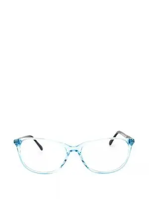 DRAPER JAMES Oval Frame Eyeglasses - Blue
