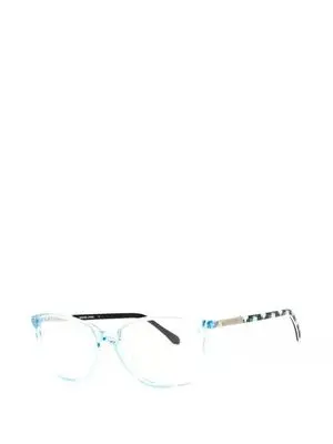 DRAPER JAMES Oval Frame Eyeglasses