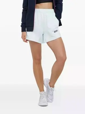 P.E Nation Logo-patch Jersey Shorts - Blue
