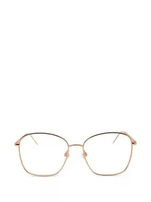 Tommy Hilfiger Geometric Eyeglasses - Gold