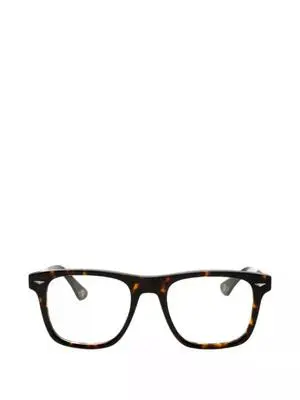 POLICE Tortoiseshell-effect Square-frame Glasses - Brown