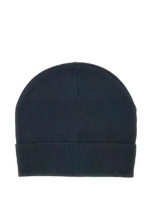 EA7 Visibility Jacquard-logo Beanie Hat