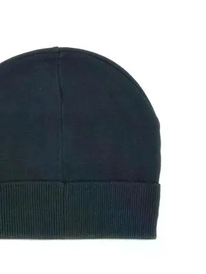 EA7 Visibility Jacquard-logo Beanie Hat