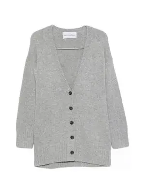 EMERSON RENALDI V-neck Ribbed Cardigan - Grey