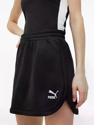 PUMA Logo-print Elasticated Mini Skirt