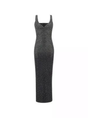 TWENTY FOURHAITCH Norei Rhinestone-embellished Maxi Dress