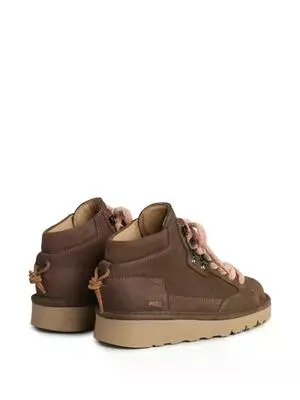 PANCHIC Lace-up Nubuck Leather Sneakers