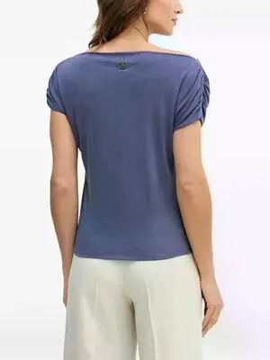 MOS MOSH Off-shoulder Ruched Sleeve Top