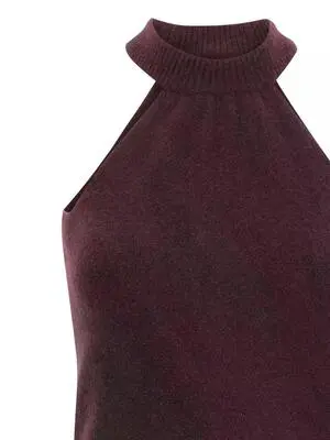 LANEUS Sleeveless Knitted Top
