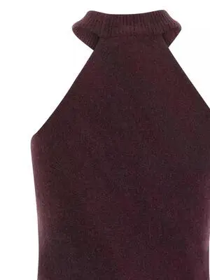 LANEUS Sleeveless Knitted Top