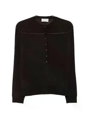 VICOLO Fine Knit Crew Neck Sweater