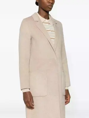 VICOLO Single-breasted Notch-lapel Coat