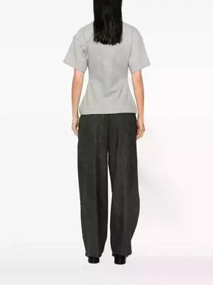 LA PISCINE Fitted Short-sleeve T-shirt