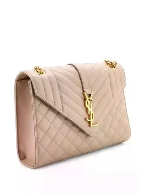 Saint Laurent Monogram Envelope Satchel Bag