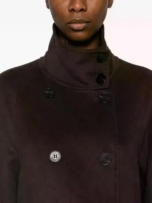 VICOLO Double-breasted Belted Coat