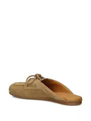POSA Lace-up Backless Mules